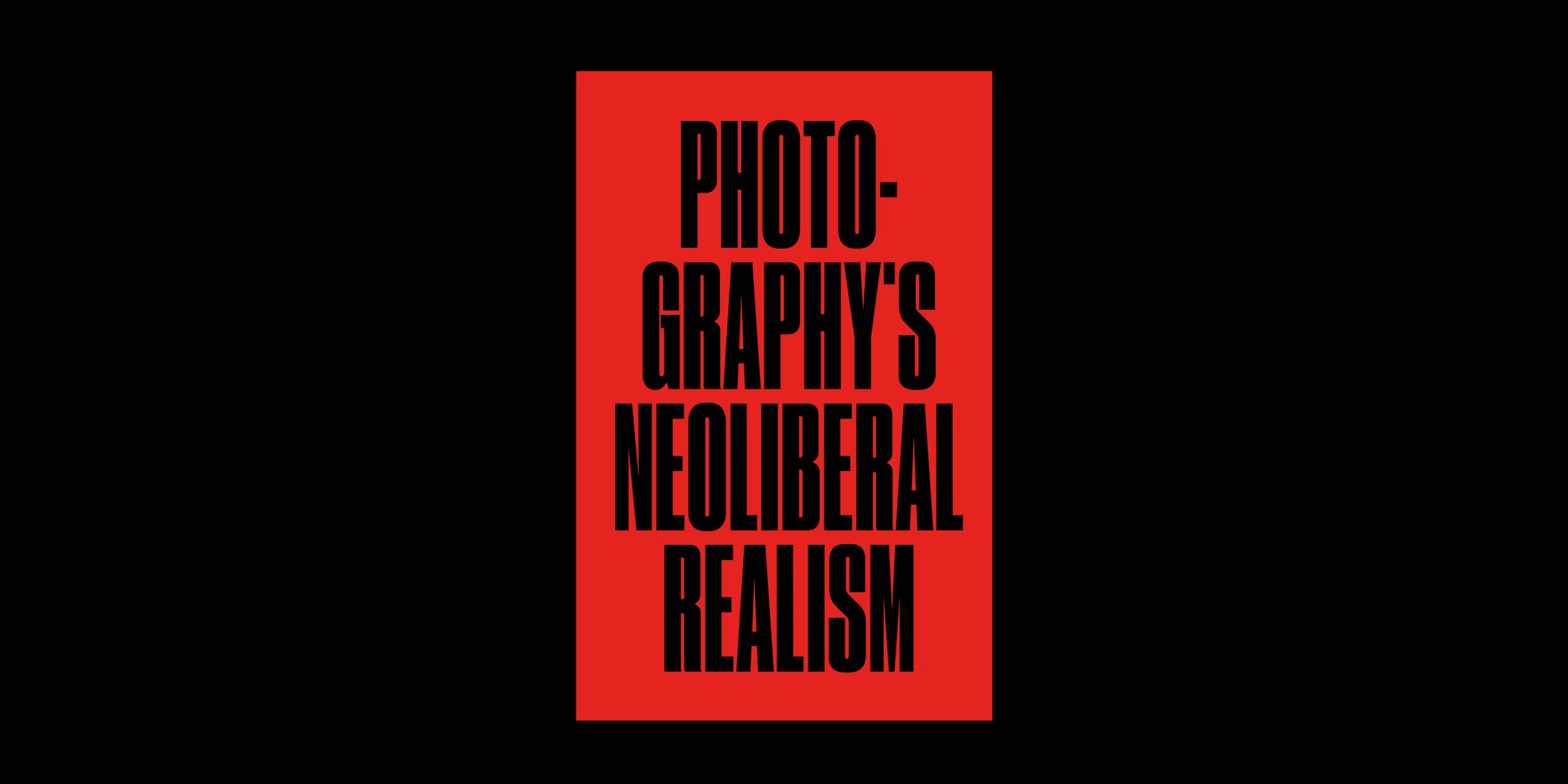 Jörg Colberg on neoliberal realism in photography – MACK