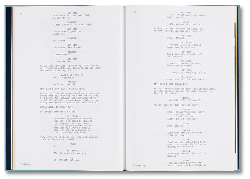 Lady Bird Screenplay Book – MACK